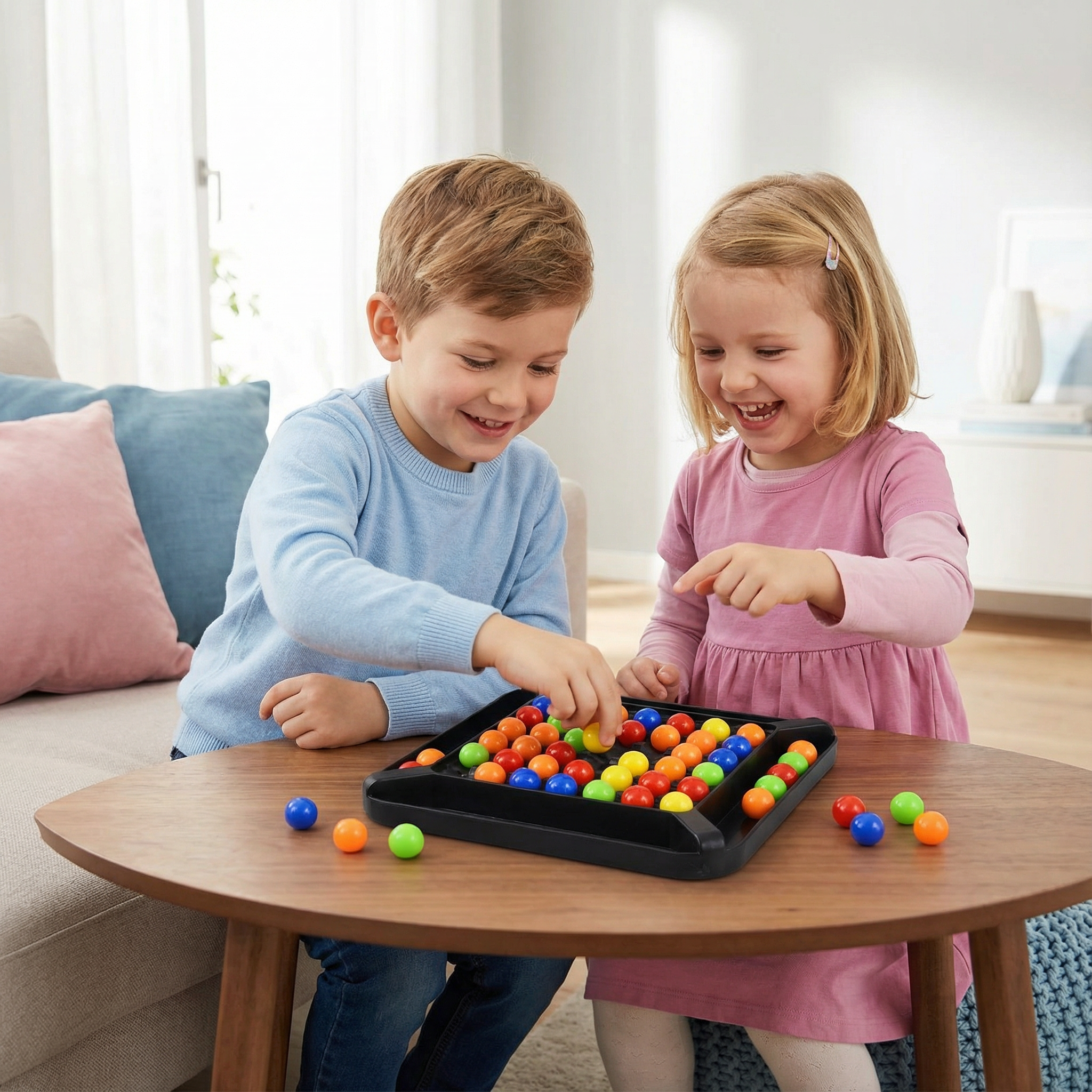 Farben Match Logikspiel – Interaktives Kugel-Denkspiel für Kinder & Er ...